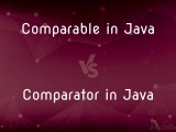 Comparable In Java Vs Comparator In Java What S The Difference
