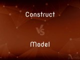 Construct Vs Model What S The Difference