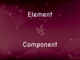 Element Vs Component What S The Difference