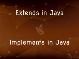 Extends In Java Vs Implements In Java What S The Difference
