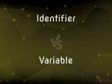 Identifier Vs Variable What S The Difference