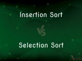 Insertion Sort Vs Selection Sort What S The Difference
