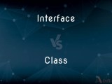 Interface Vs Class What S The Difference