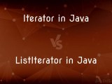 Iterator In Java Vs Listiterator In Java What S The Difference
