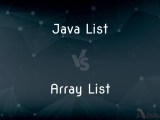 Java List Vs Array List What S The Difference