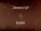 Javascript Vs Ajax What S The Difference