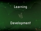 Learning Vs Development What S The Difference