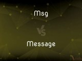 Msg Vs Message What S The Difference