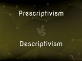 Prescriptivism Vs Descriptivism What S The Difference