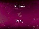 Python Vs Ruby What S The Difference