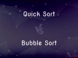 Quick Sort Vs Bubble Sort What S The Difference