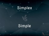 Simplex Vs Simple What S The Difference