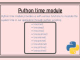 Python Time Module Askpython