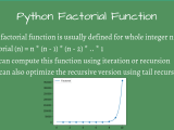 Python Factorial Examples Askpython