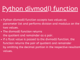 How To Use The Python Divmod Function Askpython