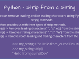 Strip From A String In Python Askpython