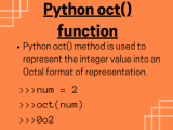 What Is Python Oct Function Askpython