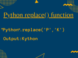 Python Replace Function Askpython