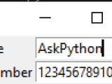 Tkinter Entry Widget Askpython
