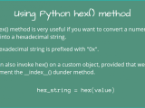 What Is Python Bin Function Askpython