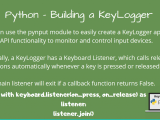 Implementing A Keylogger In Python Askpython