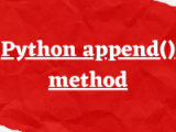 How To Append An Array In Python Askpython