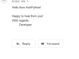 Python Howto Sending Emails Using Python Askpython