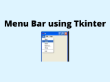 Menu And Menubutton Using Tkinter Askpython