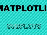 Matplotlib Subplots Plot Multiple Graphs Using Matplotlib Askpython