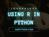 Working With R In Python Askpython