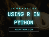 Working With R In Python Askpython