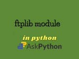 File Transfer Protocol In Python Using The Ftplib Module Askpython