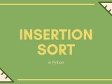 Insertion Sort In Python Askpython