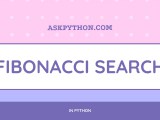 Sentinel Search In Python Easy Explanation Askpython