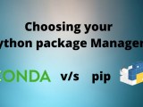 Pip Install Conda Environment Design Talk