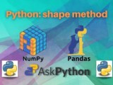 Python Shape Function Find Dimensions Of Arrays And Dataframes Askpython