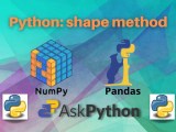 Python Shape Function Find Dimensions Of Arrays And Dataframes Askpython