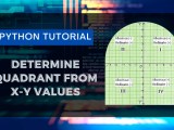Find The Quadrant From X And Y Values In Python Askpython