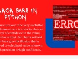 Introduction To Error Bars In Python Askpython