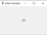 Tkinter Intvar Tkinter Tutorial With Examples Askpython