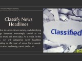 Classify News Headlines In Python Machine Learning Askpython