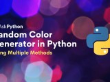 Python Random Color Generator Using Multiple Methods Askpython