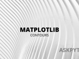 Matplotlib Contour Plots A Complete Reference Askpython