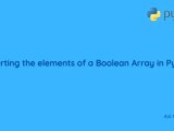 Invert Elements Of Boolean Arrays Askpython