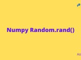 Numpy Random Rand Generate Random Data Using Numpy Askpython