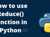 The Reduce Function In Python Askpython
