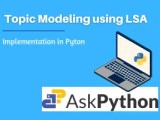 Topic Modeling Using Lsa A Complete Guide Askpython