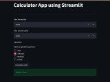 Calculator App Using Streamlit Easy Step By Step Method Askpython