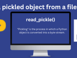 How To Load Pickled Pandas Object From A File As A Path Askpython