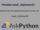 How To Read Text From A Clipboard Using Read Clipboard Askpython